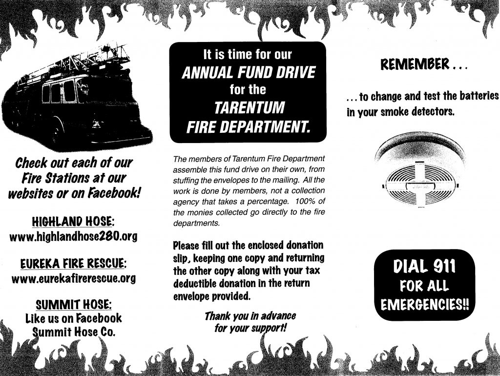 Fire and EMS Services – Tarentum Borough