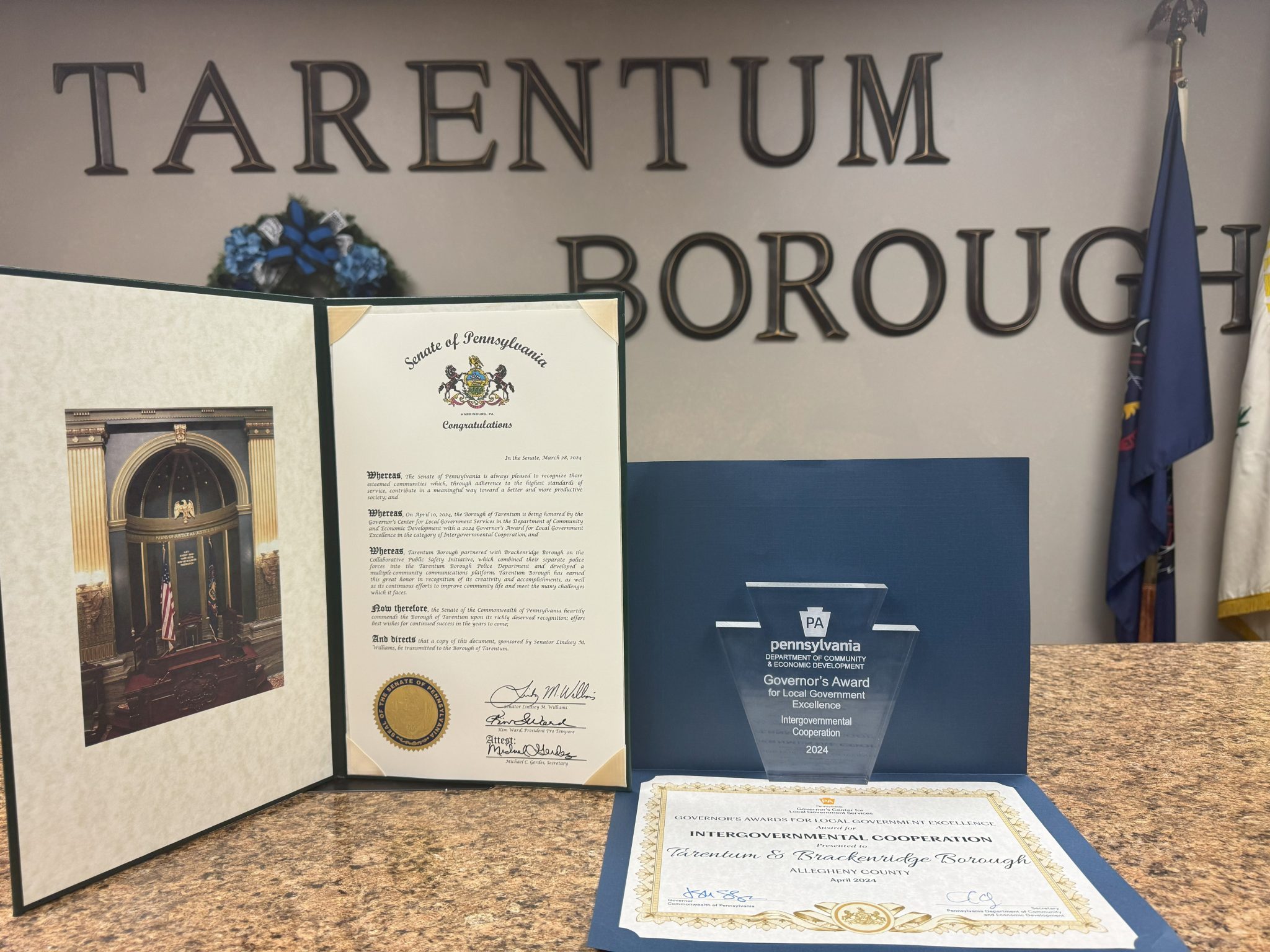 Press Release: Tarentum Borough Receives Prestigious Awards for ...
